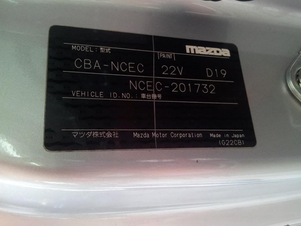 VIN decoding...clueless - MX-5 Miata Forum